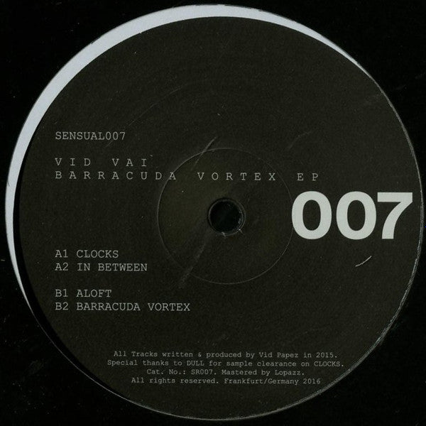 BARRACUDA VORTEX EP – T.E.Q レコードショップ