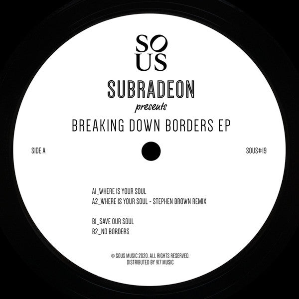 BREAKING DOWN BORDERS EP – T.E.Q レコードショップ