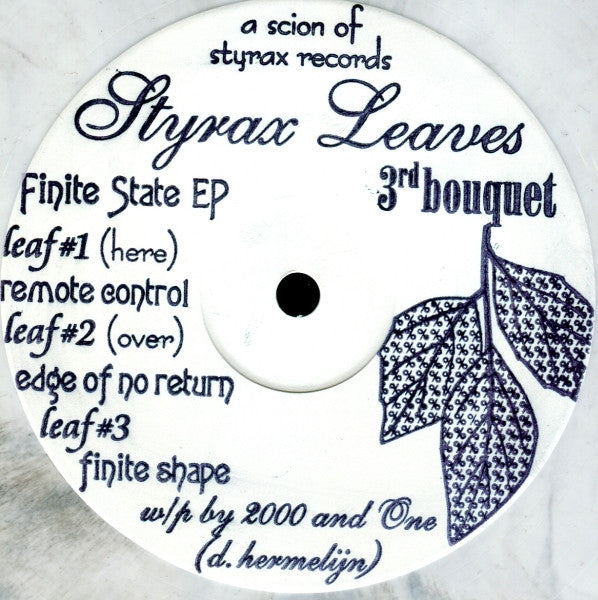 FINITE STATE EP – T.E.Q レコードショップ