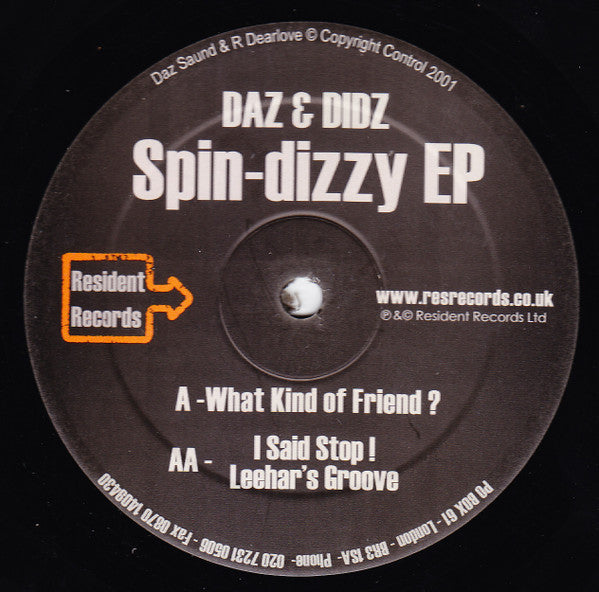 SPIN-DIZZY EP – T.E.Q レコードショップ
