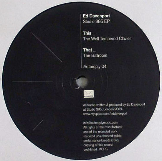 STUDIO 395 EP – T.E.Q レコードショップ