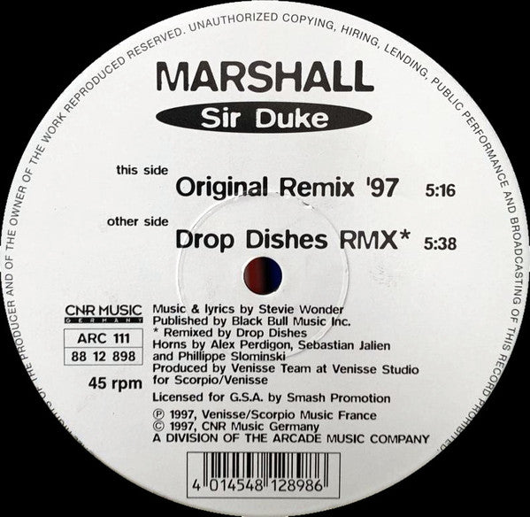 SIR DUKE – T.E.Q レコードショップ