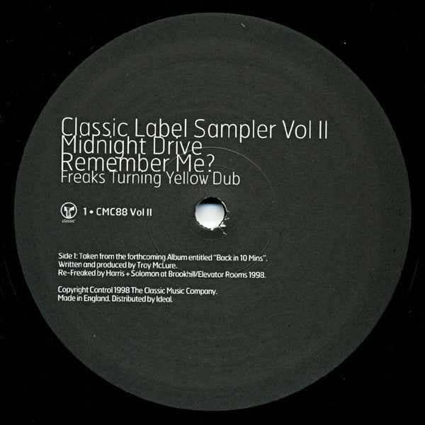 CLASSIC LABEL SAMPLER VOL II – T.E.Q レコードショップ