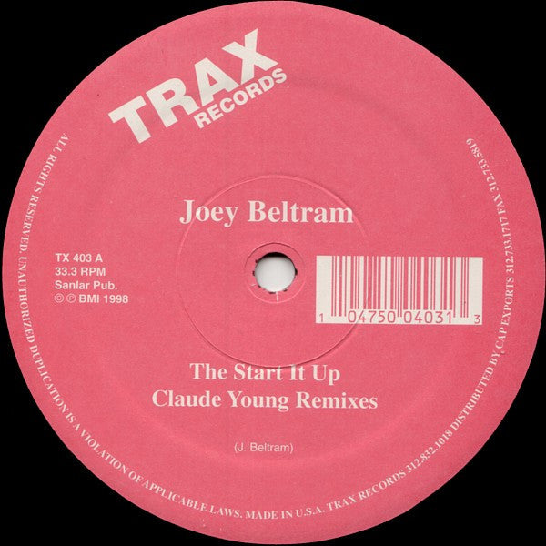 THE START IT UP (REMIXES) – T.E.Q レコードショップ